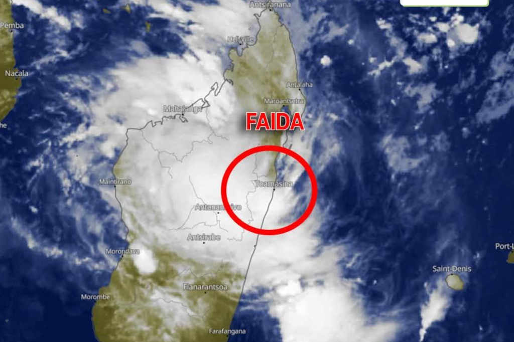 Tempête Faida : déclassée en dépression, des alertes levées à Madagascar